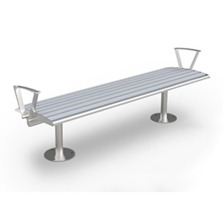 Backless Commercial Park Bench CAB-870B/ Metro Benches
