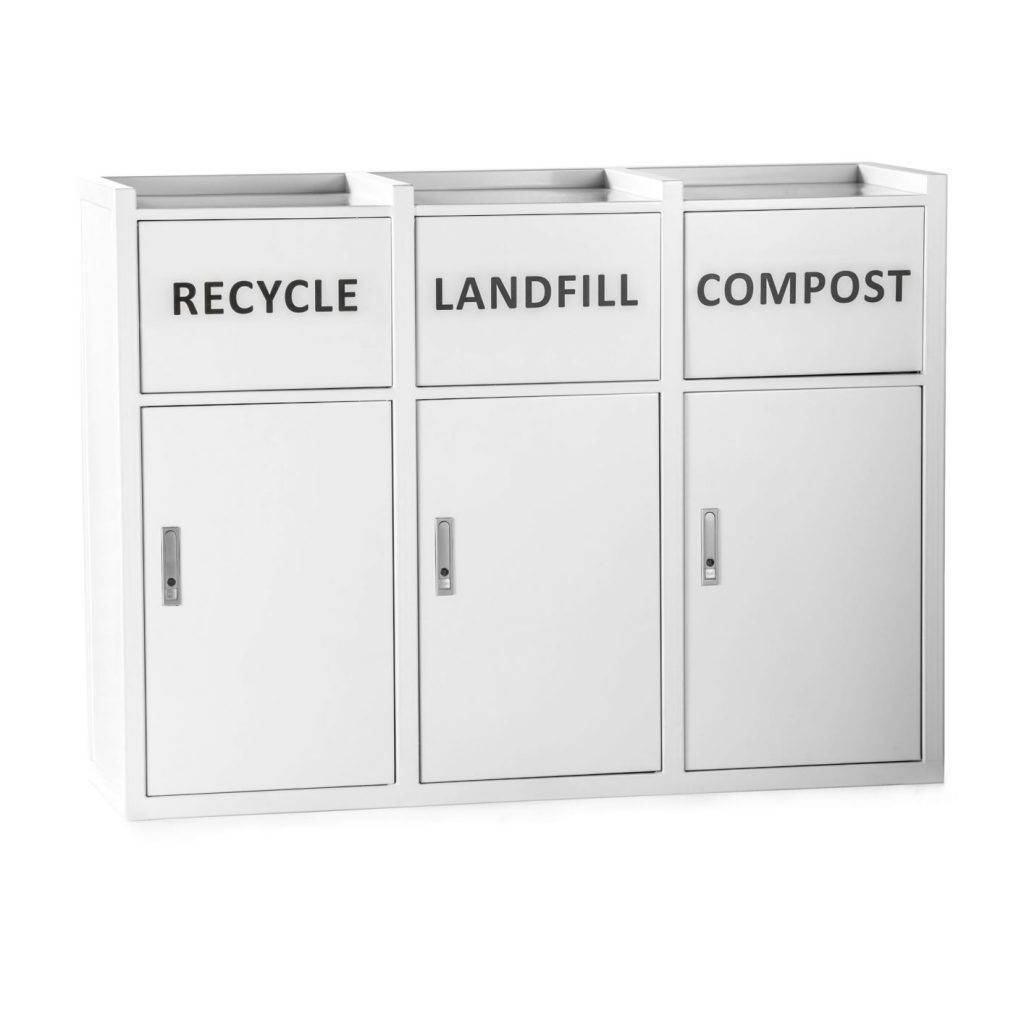 Tray Top Recycling Bin CRC-712 - Commercial Recycling Stations