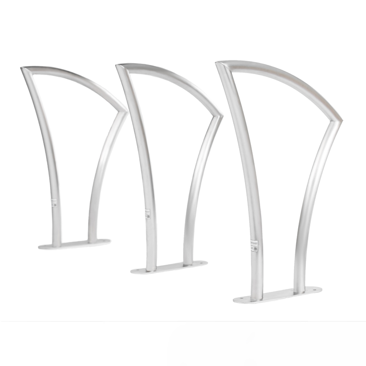 Commercial Angled Stainless Steel Bike Rack CAH-201 Canada - Canaan