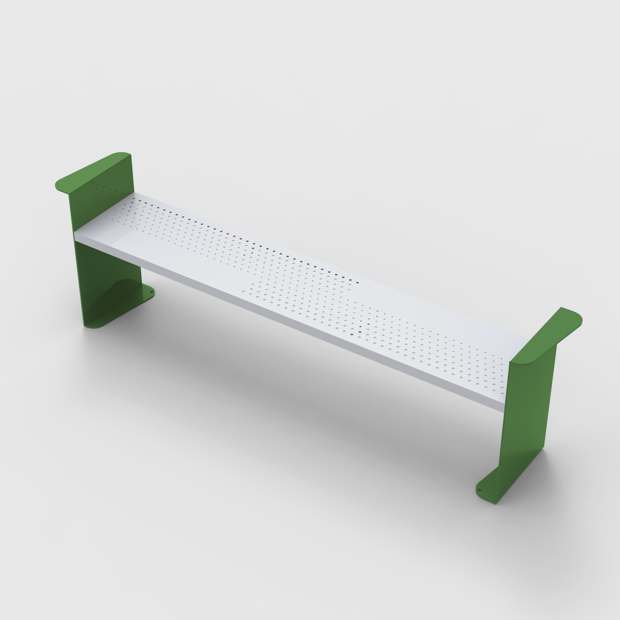 Backless Metro Bench CAL-718B / Backless Commercial Bench