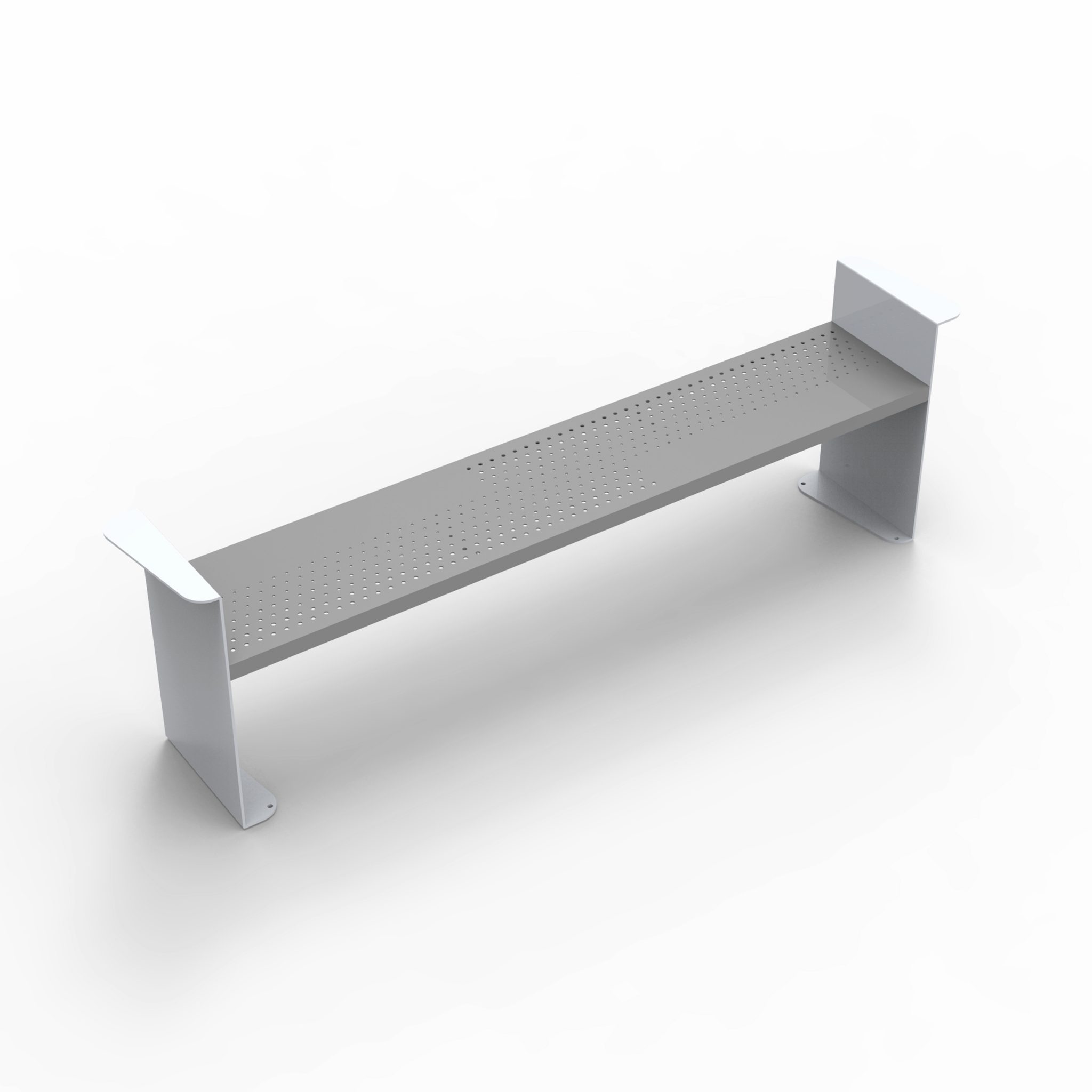 Backless Metro Bench CAL-718B / Backless Commercial Bench
