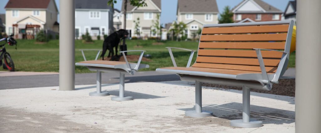Commercial Bench Enhances Public Space - Custom Bench Canada